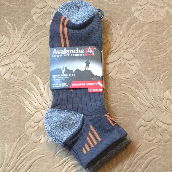 Avalanche | Underwear & Socks | 2 Pair Avalanche Quarter Length Socks ...